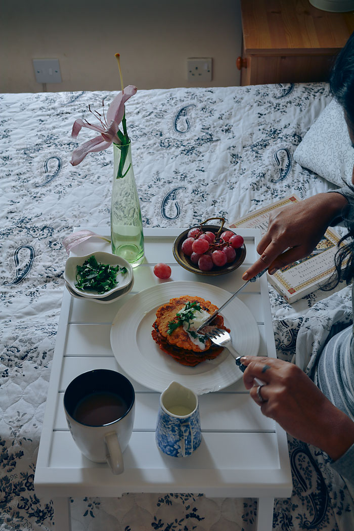Breakfast in bed | Amaranth + Samo + Ricotta Pancakes - Heuristic Kitchens